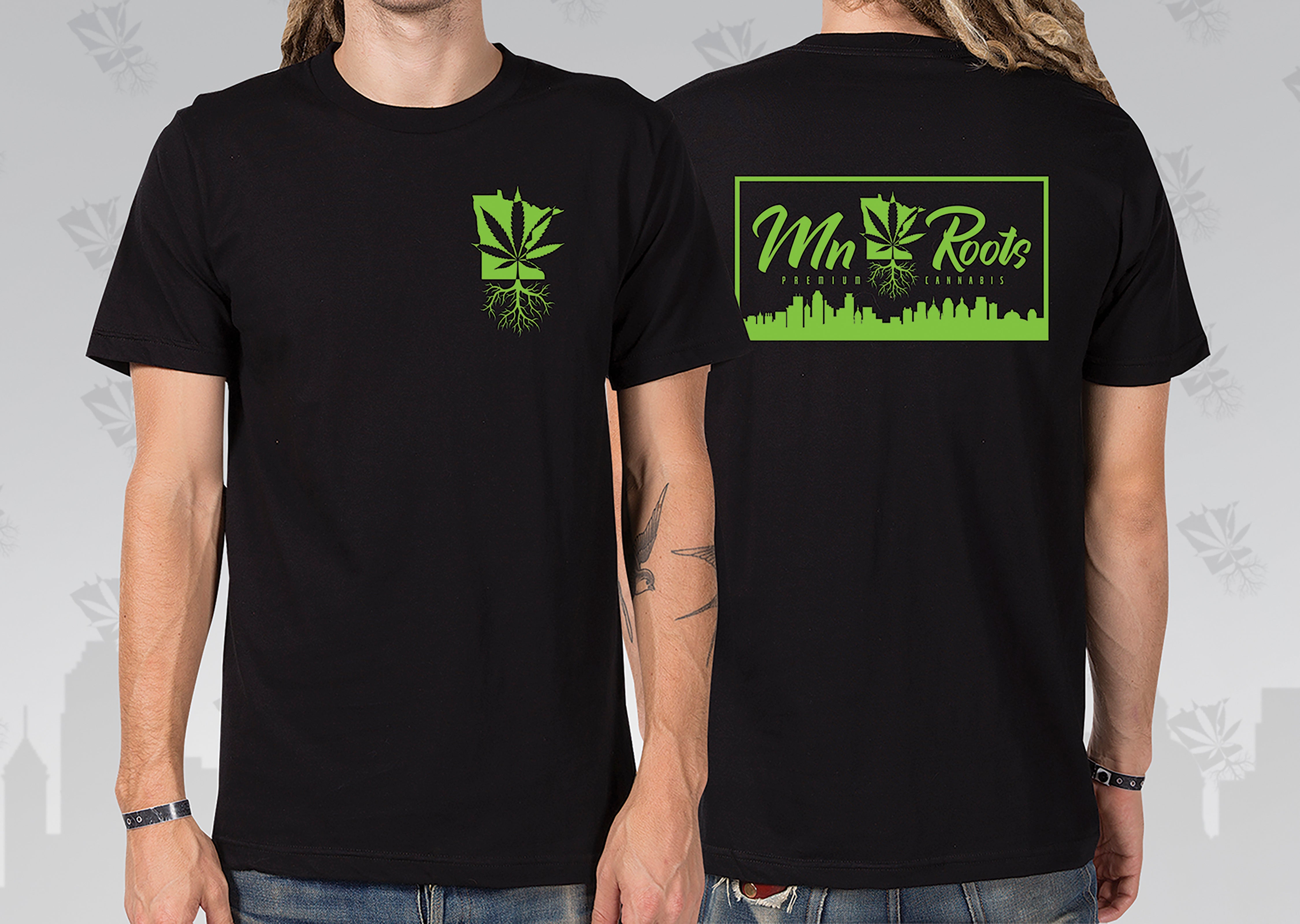 MN Roots T-Shirt - Back Border – mnroots